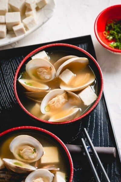 Clam Miso Soup ~Sweet & Savory