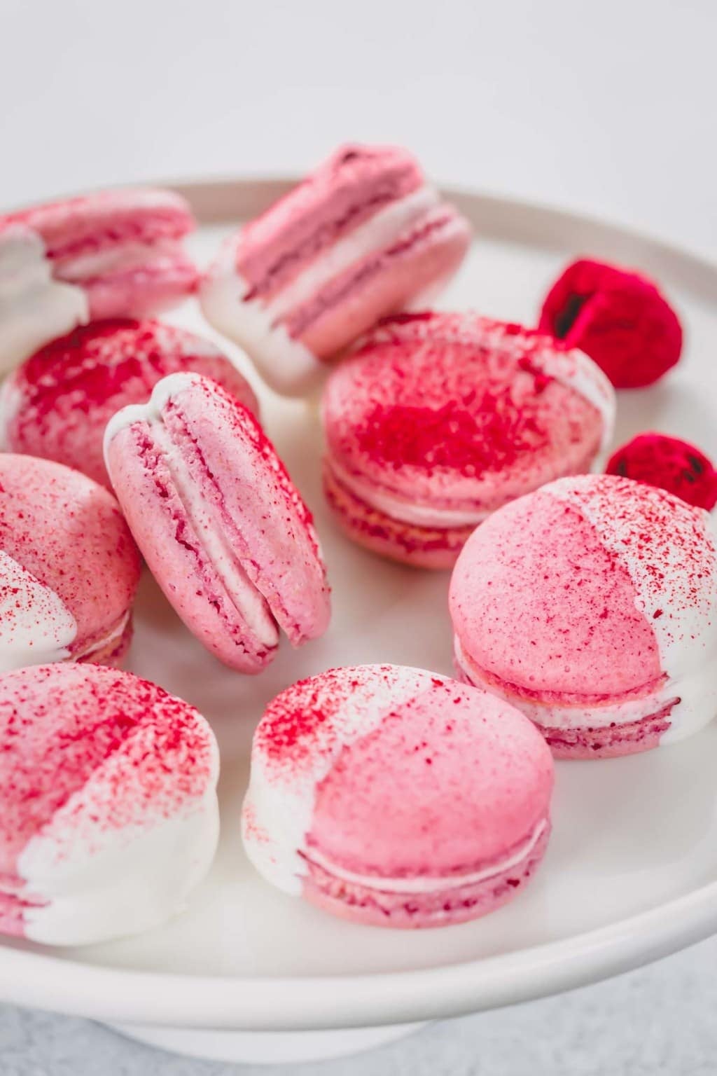 Raspberry Macarons v2.0 (Improved) ~Sweet & Savory