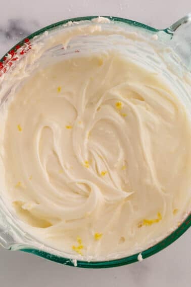 Lemon Cream Cheese Frosting (6 Ingredients) ~Sweet & Savory